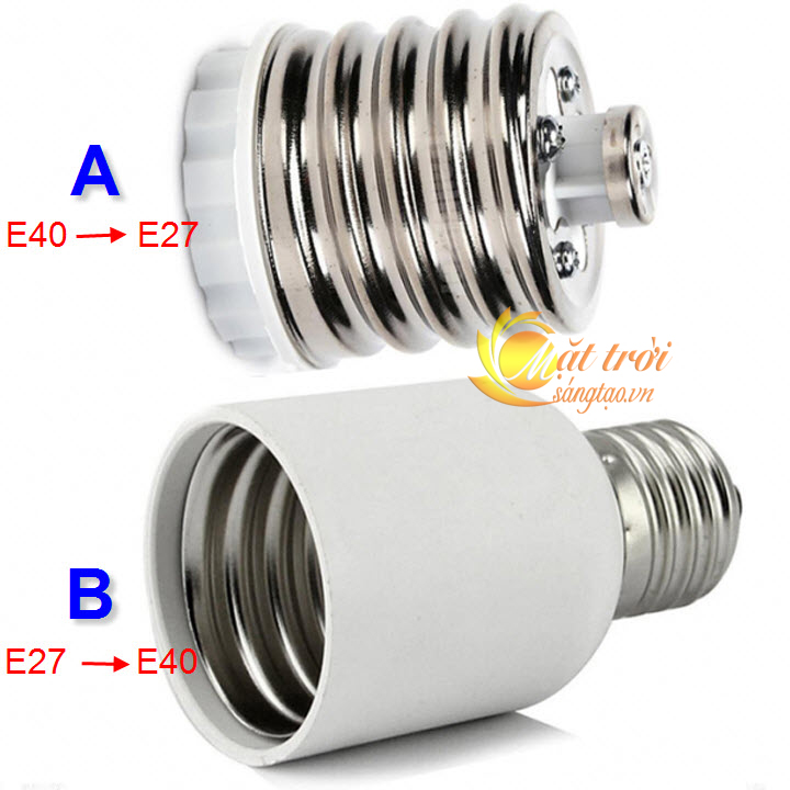 Đầu chuyển đổi đui xoáy E40-E27